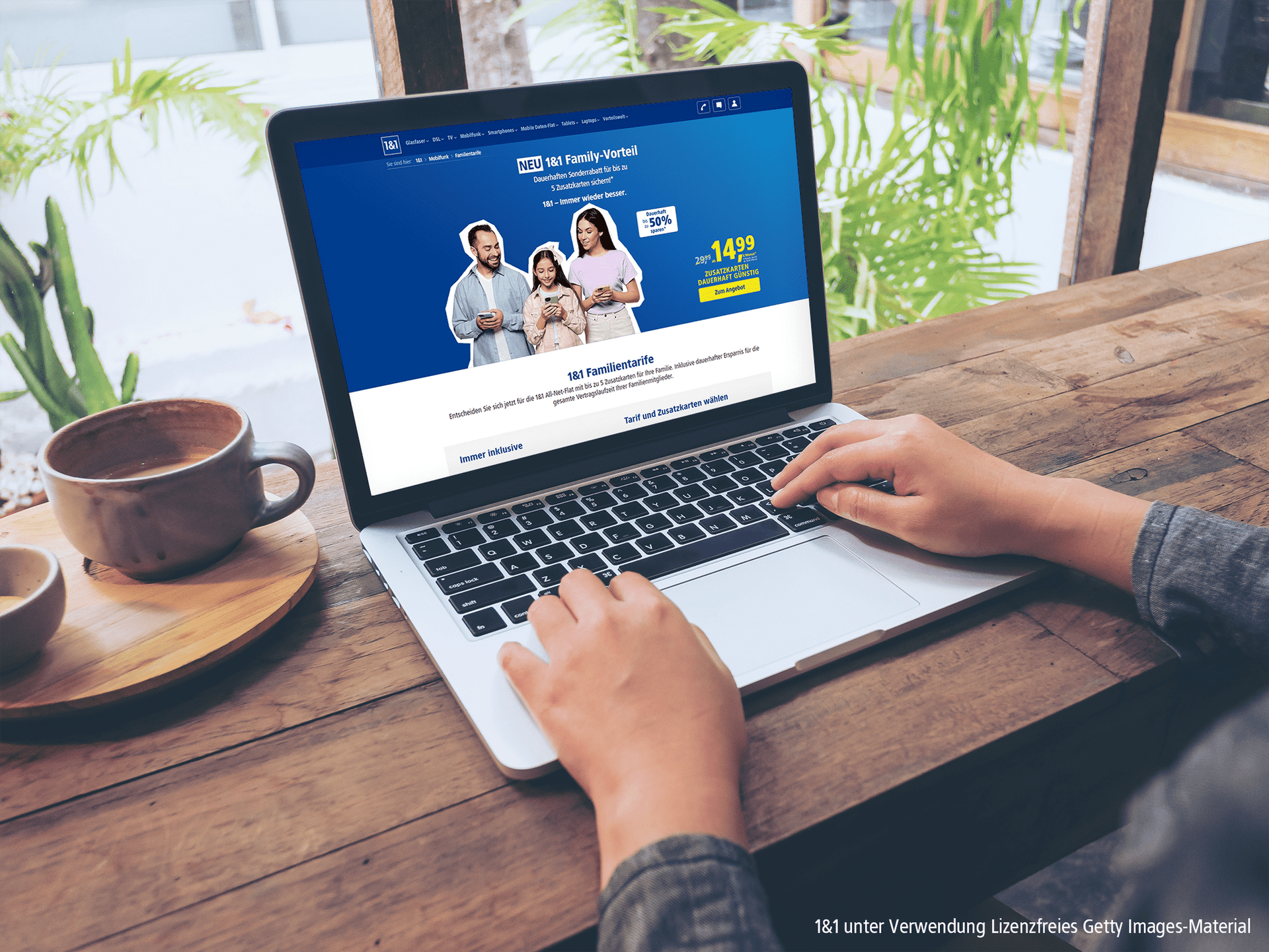 Neuer 1&1 Family-Vorteil: bis zu 50% Rabatt auf Mobilfunk-Tarife - 1&1